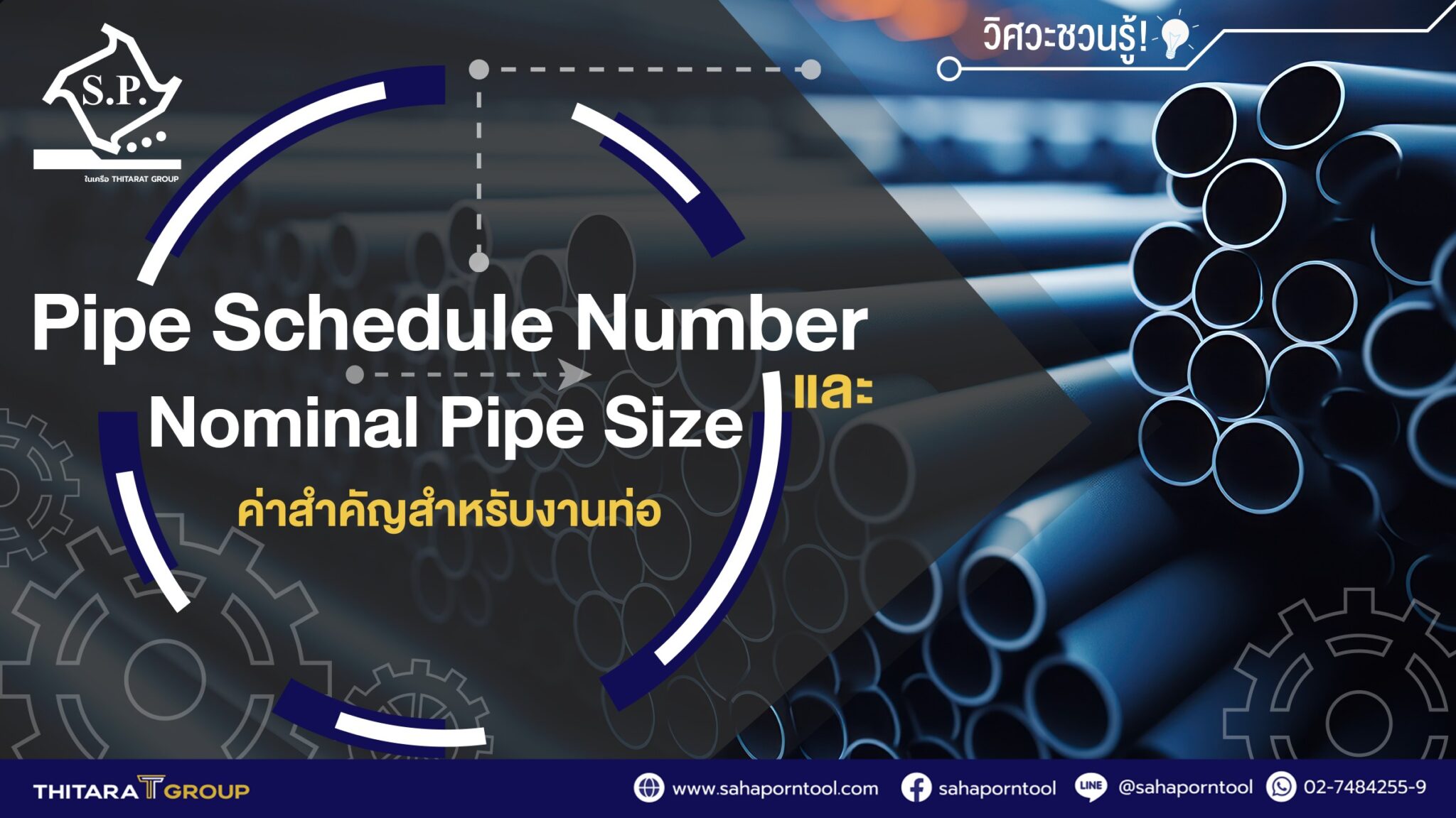 วิศวะชวนรู้! Pipe Schedule Number และ Nominal Pipe Size ค่าสำคัญสำหรับ ...